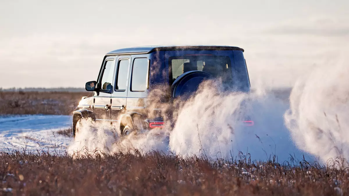 Faʻatusatusa Mercedes-AMG G 63 ma le tele o le taʻaloga o Rover SVR 1031_18