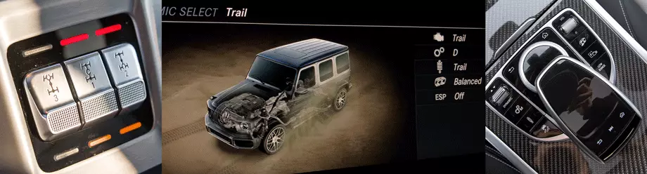 Faʻatusatusa Mercedes-AMG G 63 ma le tele o le taʻaloga o Rover SVR 1031_22