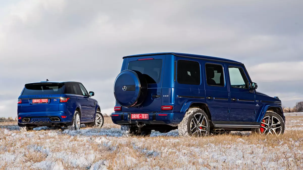 Enzanisa Mercede-AMG G 63 uye Range Rover Sport SVR 1031_28