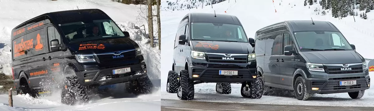 Van Man Tge z TrackSystems změnilo kola na housenkách 10779_1