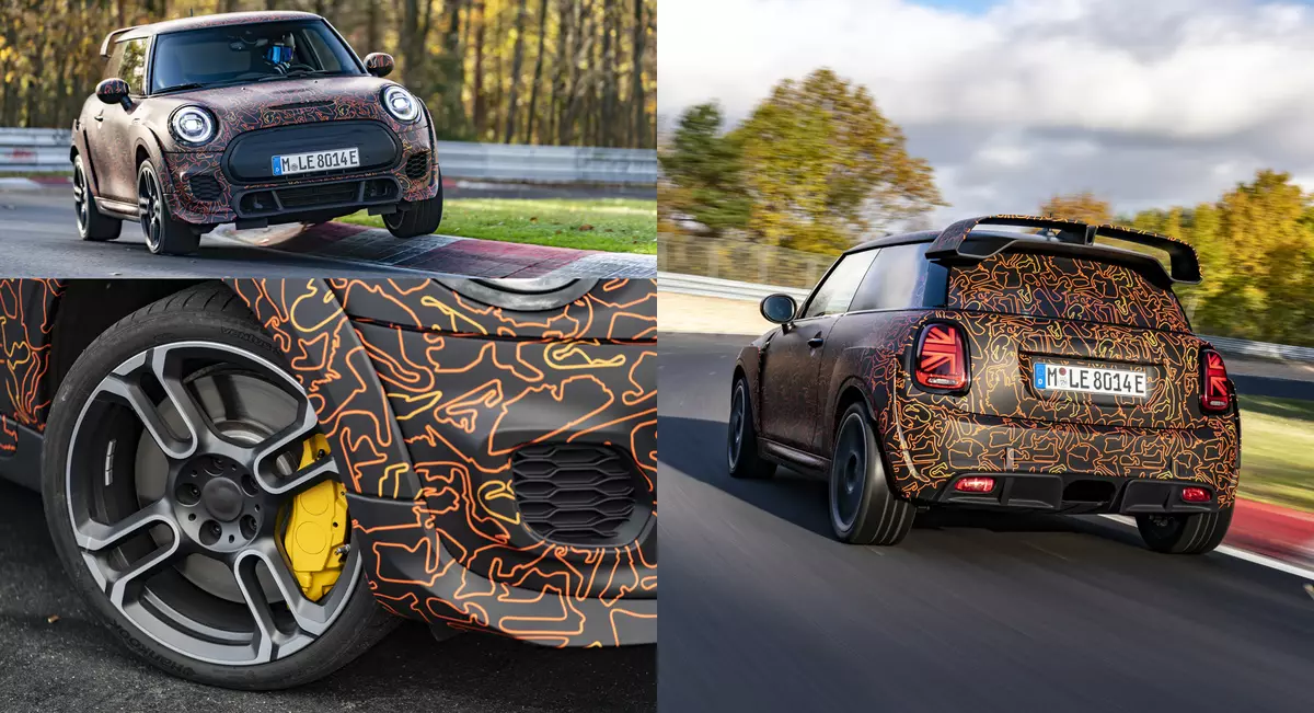 Hatchback Mini JCW elektrik échéance ane sa a