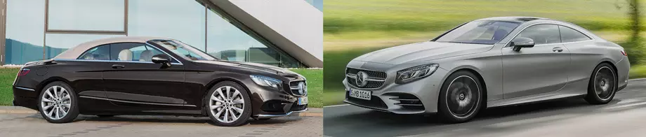 Koup ak dekapotab Mercedes-Benz S-klas mete ajou apre Sedan la 11778_8