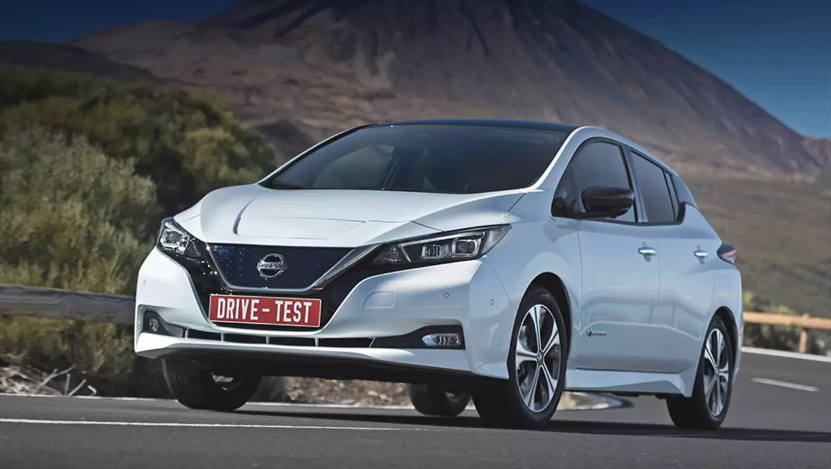 Bestuur Nissan Leaf Electrocarrier met een pedaal