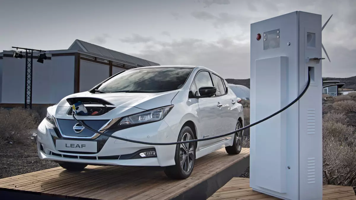 Bestuur Nissan Leaf Electrocarrier met een pedaal 1231_5