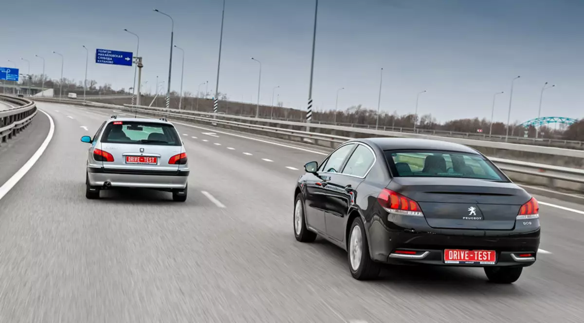 கடந்த காலத்தில் இருந்து புதுப்பிக்கப்பட்ட Sedan Peugeot 508 இல் நாங்கள் பார்க்கிறோம் 1274_7