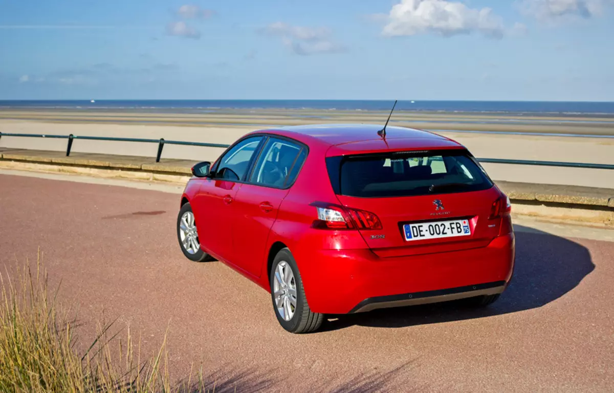 Жолооны хүрдний Peugeot 308 өөр Normand-өөртөө нээх