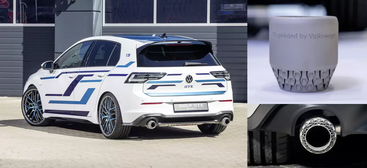 Volkswagen Golf GTE Luckight a atteint le festival annulé