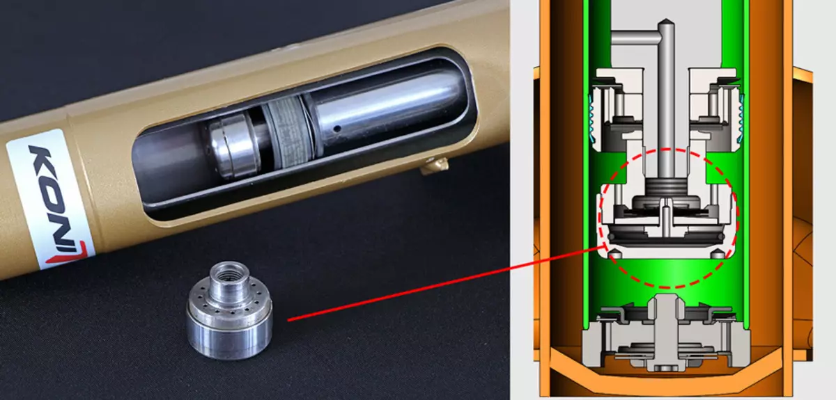 Aħna niddikjaraw is-superjorità tal-koni shock absorbers fuq regolari 1528_4