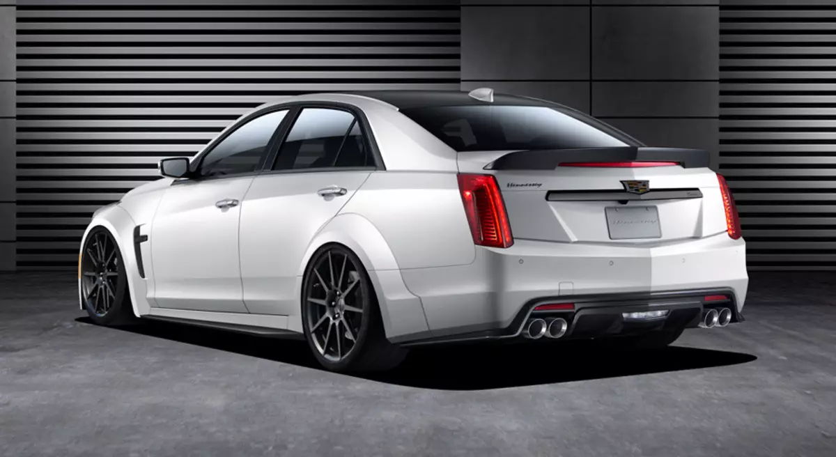 Hennessey-k HPE1000 Twin Turbo CTS-V Sedan disko batean kulunkatu zen 16876_1