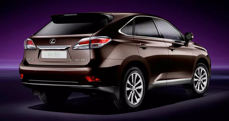 Kumemezele amanani e-crossover lexus rx ebuyekeziwe 17227_2