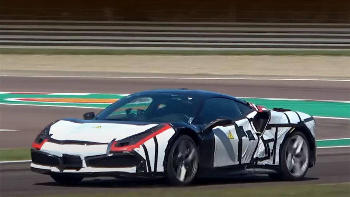 Ferrari brought a junior hybrid to test