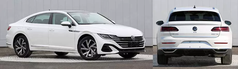 மேம்படுத்தப்பட்ட Volkswagen Arteon பிரீமியர் வரை எரிகிறது 1909_1