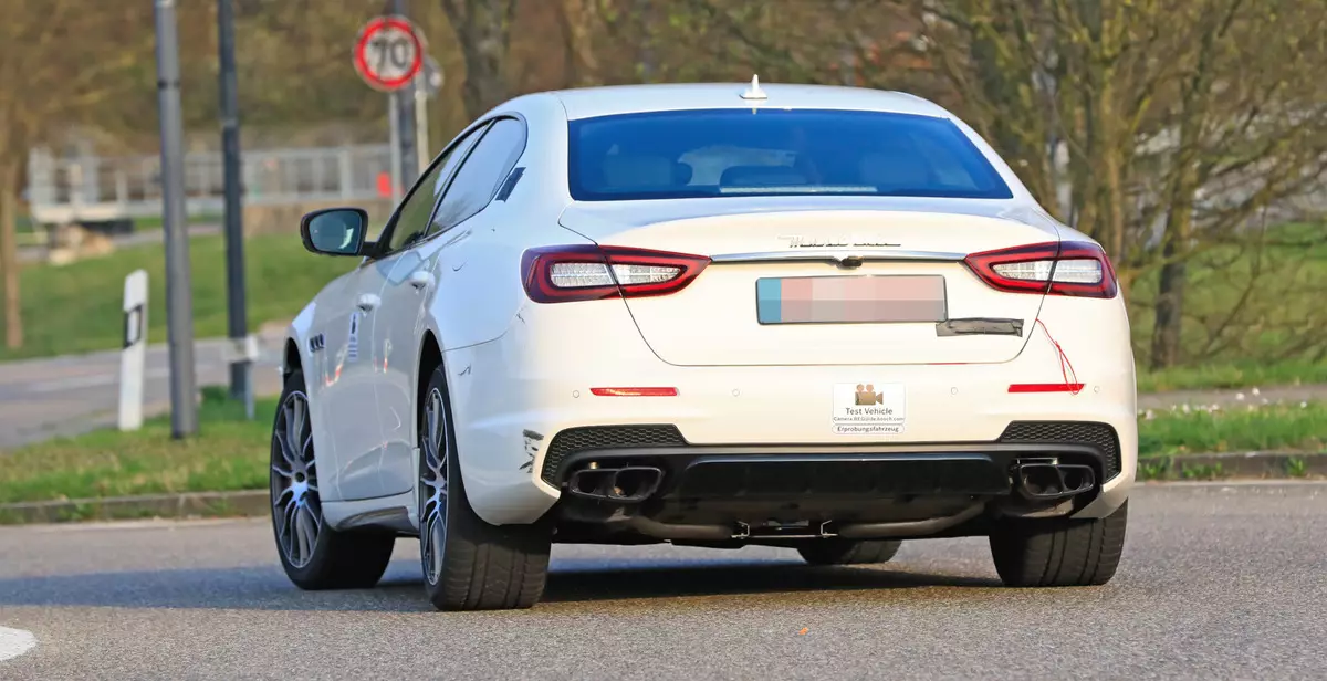 原型瑪莎拉蒂Quattroporte 2021去了測試