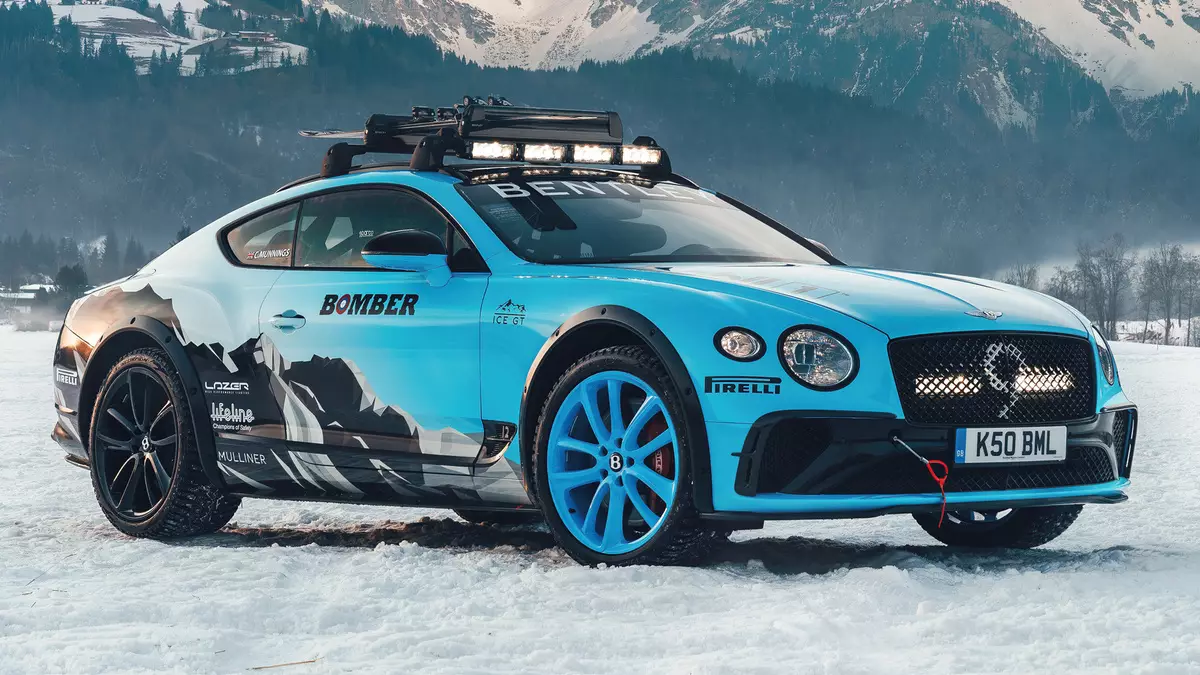 Bentley Continental GT preparado para a carreira de xeo 2017_1