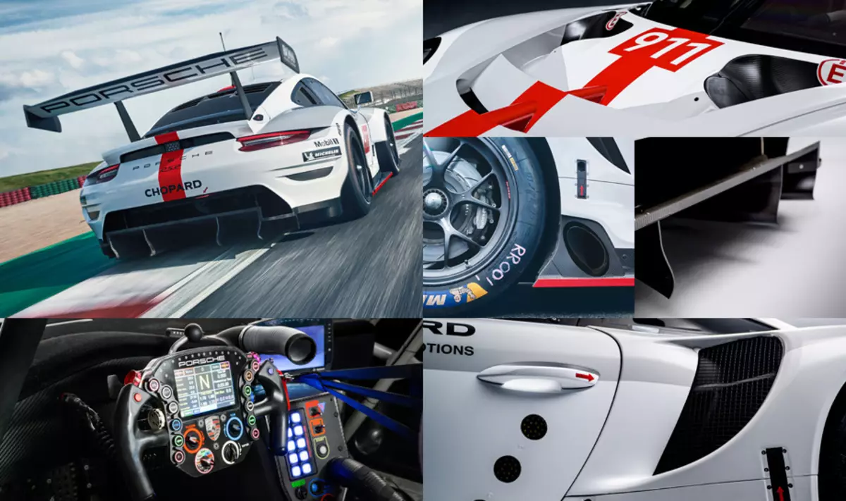 Porsche 911 RSR කූපේ නාසය සිට වලිගය වෙනස් වී ඇත