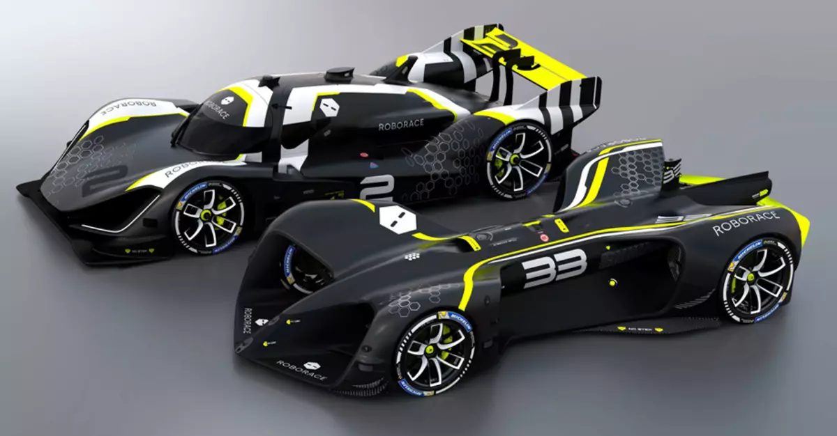 Ny drone vaovao dia hiseho ao amin'ny Roborace Racing Racing