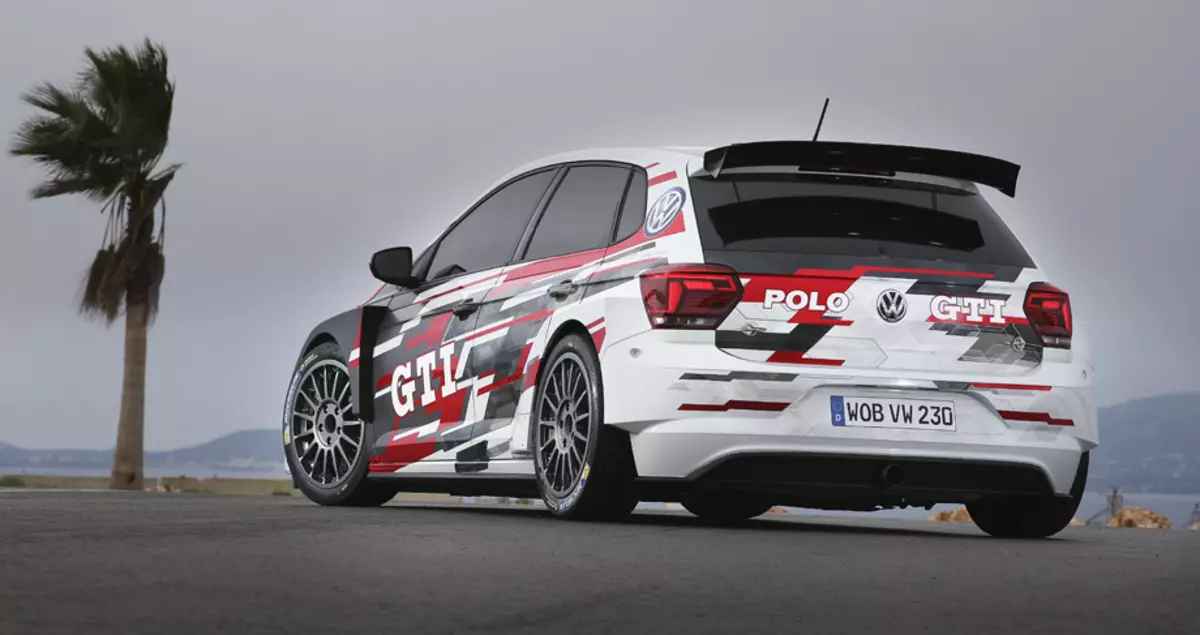 Hatch Volkswagen Polo GTI R5 se jgħin reklamar mudell ċivili 2060_1