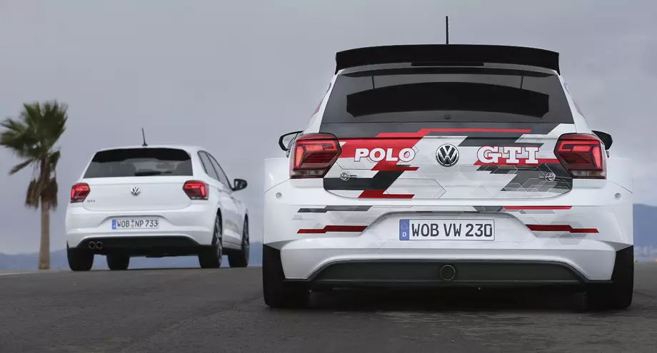 ହ୍ୟାଚ୍ volkswagen polo gti r5 କୁ ଏକ ନାଗରିକ ମଡେଲ୍ ବିଜ୍ଞାପନ କରିବାରେ ସାହାଯ୍ୟ କରିବ | 2060_3