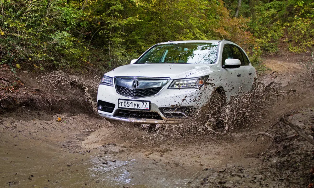 私たちは「白い」クロスオーバーAcura MDXの構成に参加します 2133_12