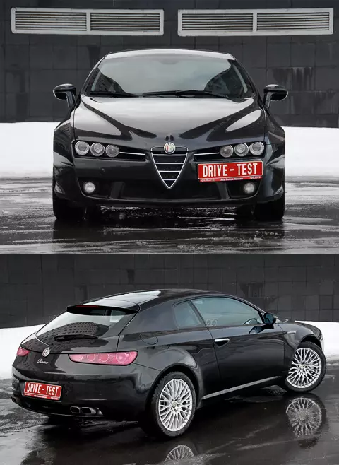 "Hot" Coupe Alfa Romeo Għandna fuq għaġina twil fix-xitwa