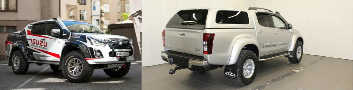 Pick-up riciclato Autocarri artici ISUZU D-MAX AT35 è venuto in Russia