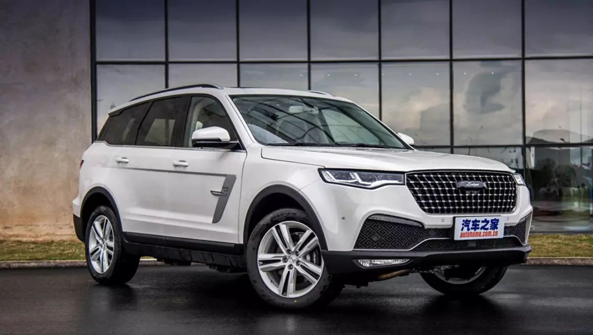 Zotye T800 Crossover prenis la postenon de flagŝipo