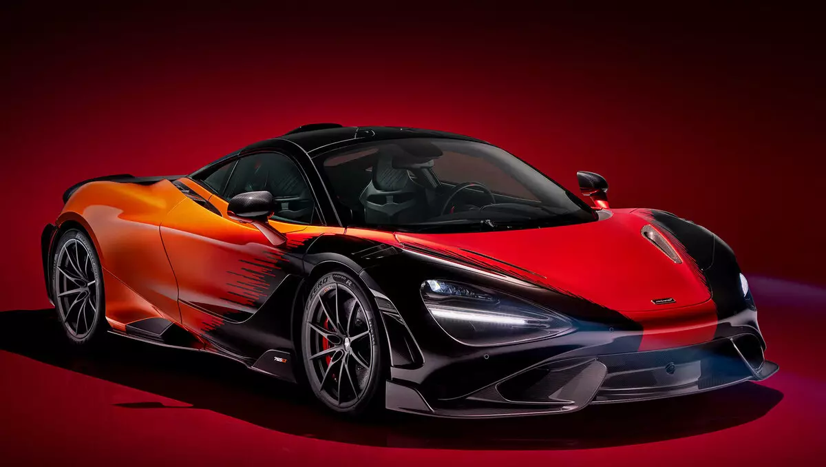 McLaren 765lt ប្រធានបទ Strata ដោយ MOS បានបង្ហាញពណ៌