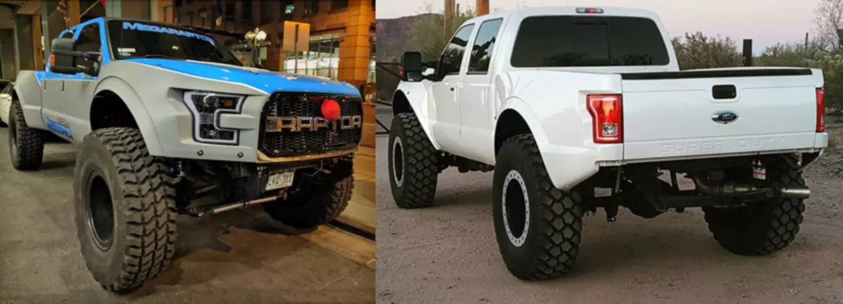 Amerika telah menyediakan Monster Ford F-250R Megaraptor 2496_1