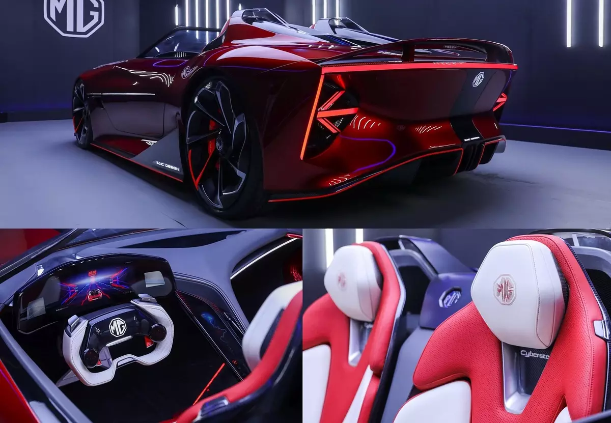 Ipinakita ng Chinese ang electric roadster MG cyberster.