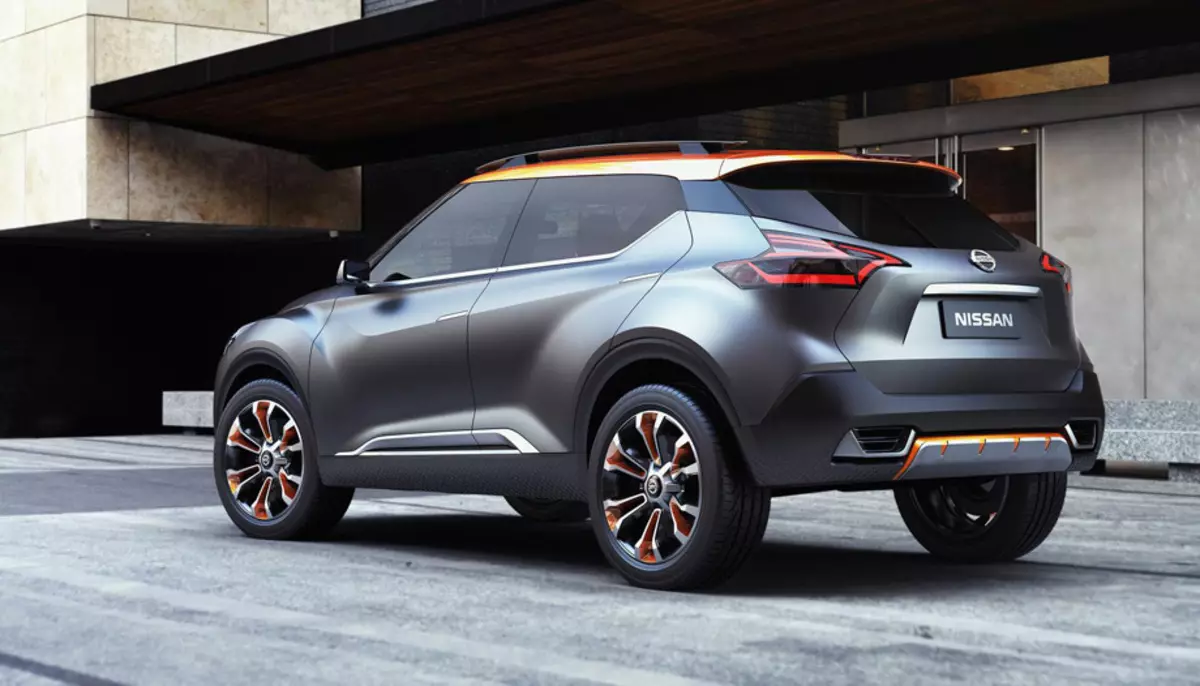 Nissan Kicks konsep terloops op 'n nuwe parckarter 25179_2