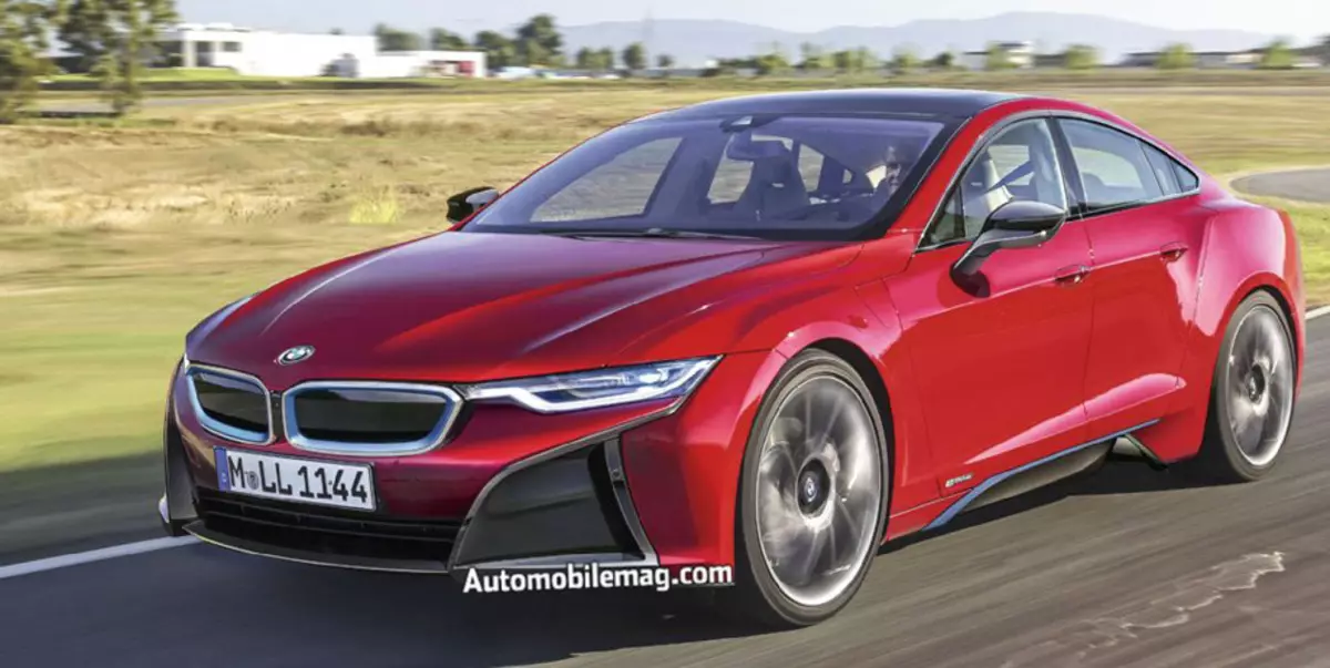 Bmw i5 sedan ga-abụ onye asọmpi ka ọ na-aga 26232_1