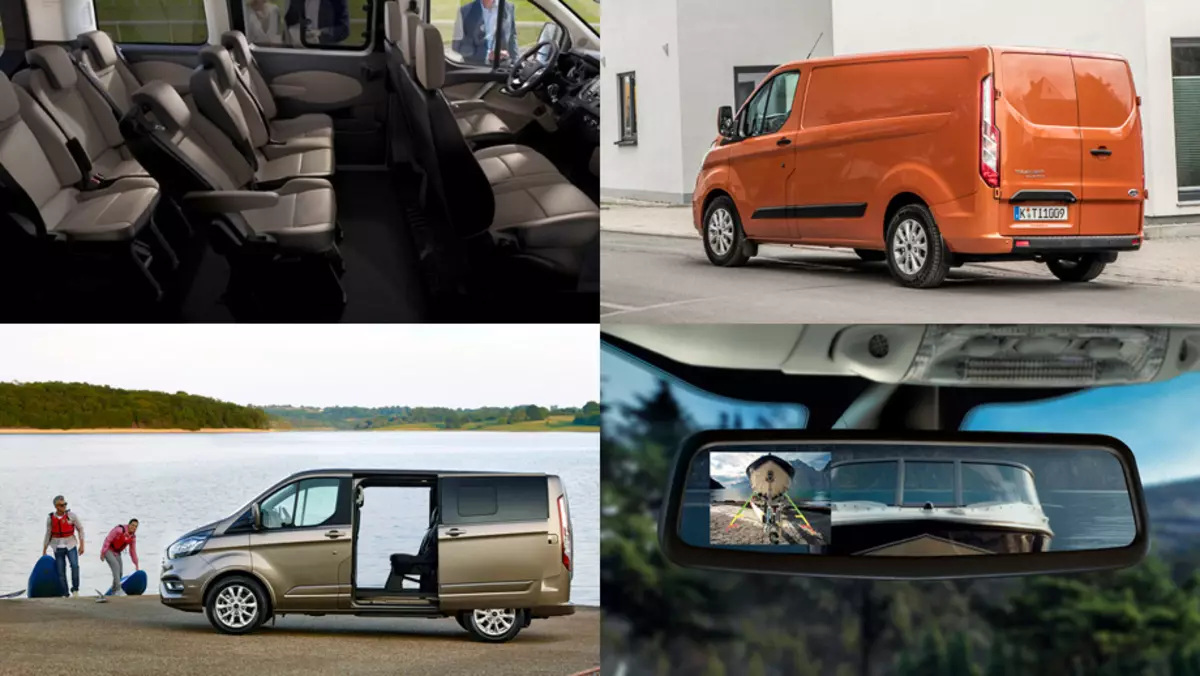 En Rusia, actualizou Ford Tourneo Custom e Transit Custom