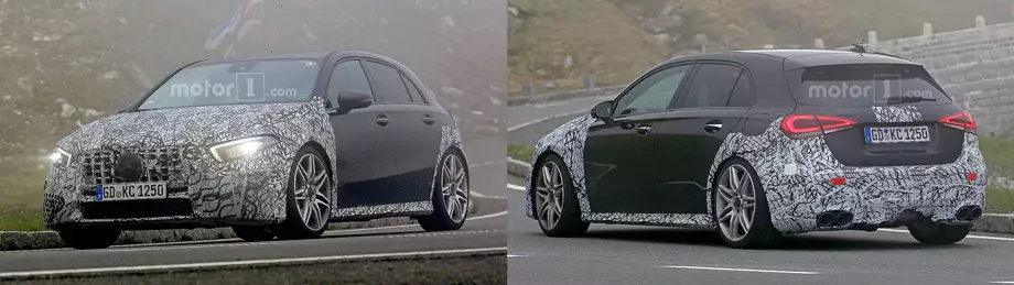 Mercedes-Amg 35 sedan začal cvičenie na severnej slučke 27485_2