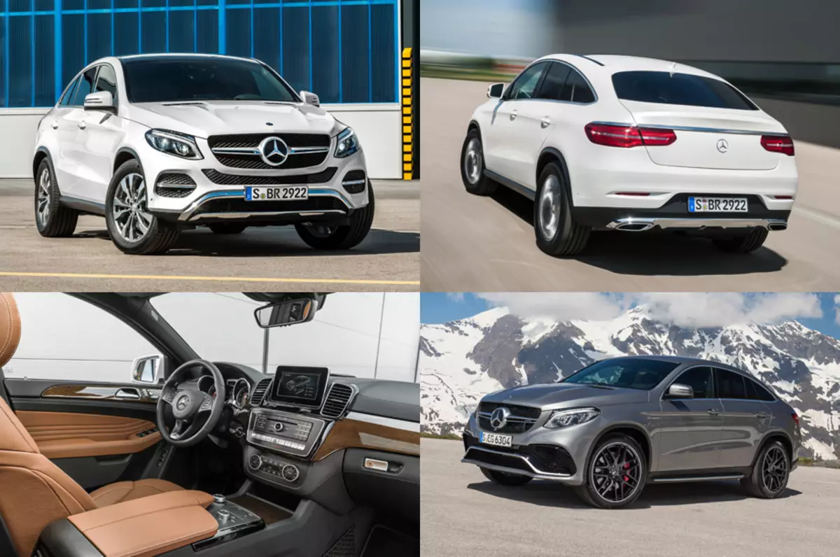 Crossover Coupe Mercedes-Benz Gle Coupe wyprowadził się od Gle 2787_6