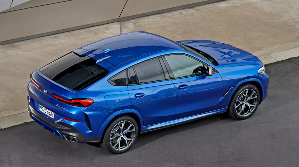 Le tatau ona fuafuaina i le pogisa crossover bmw x6 2788_4