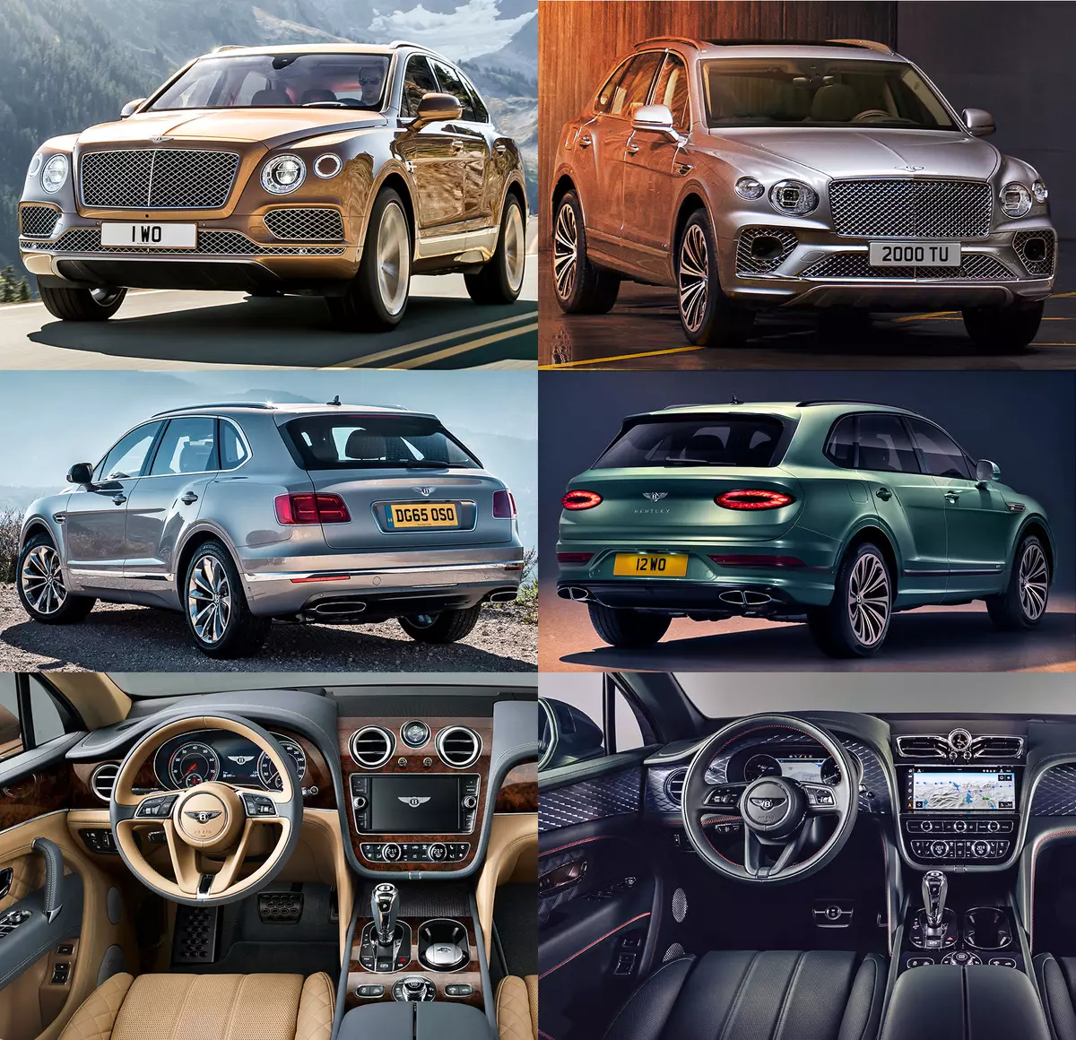 Bentley Bentayga serioze ŝanĝiĝis eksteren kaj interne 2797_2