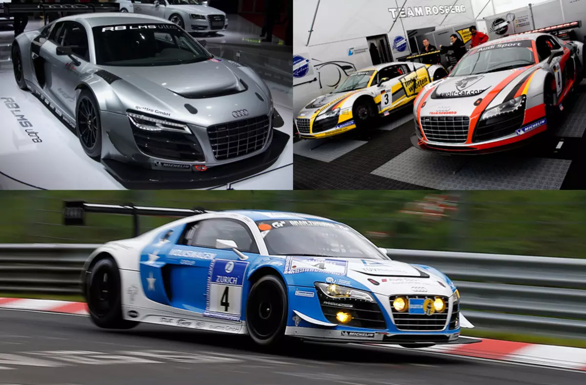 Racing coupe Audi R8 LMS of the second generation has become more powerful and easier to 2882_2