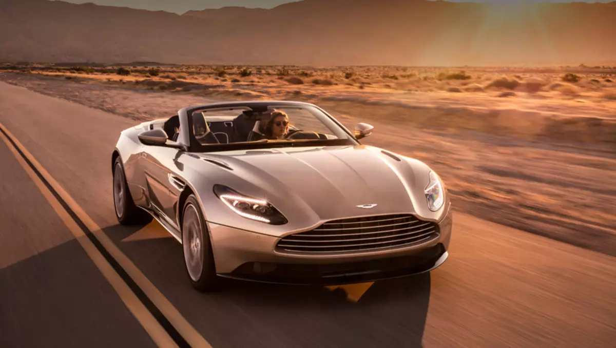 Convertible Aston Martin DB11 Volnte sal na Rusland te kry in die lente