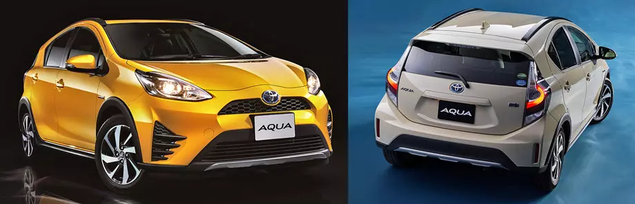 Hatch Toyota Aqua е променила външно и има нова версия 2931_3