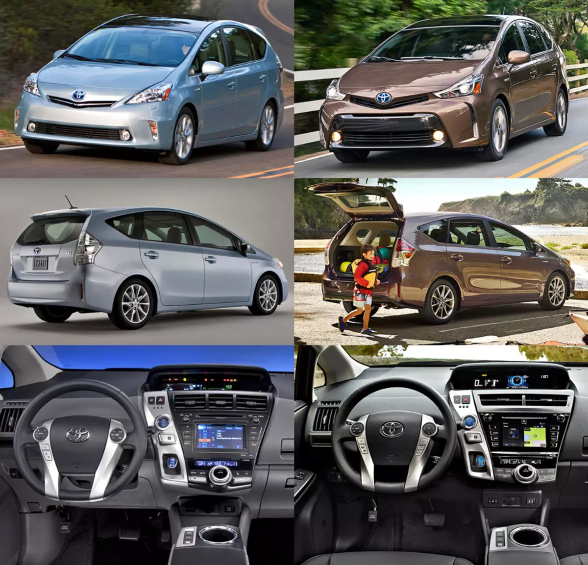 Хэтчбек және ықшам ереже Toyota prius бет әлпеті өзгерді 2934_3