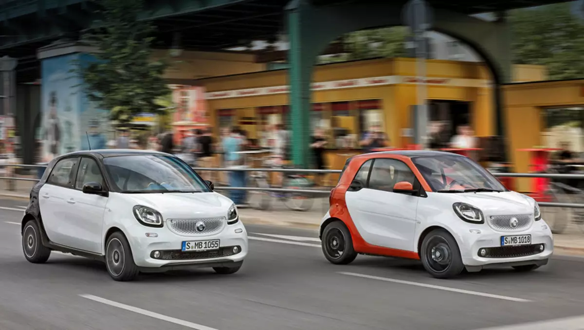 Smart Fortwo u Smart Forfour Mudelli se jkollhom verżjonijiet