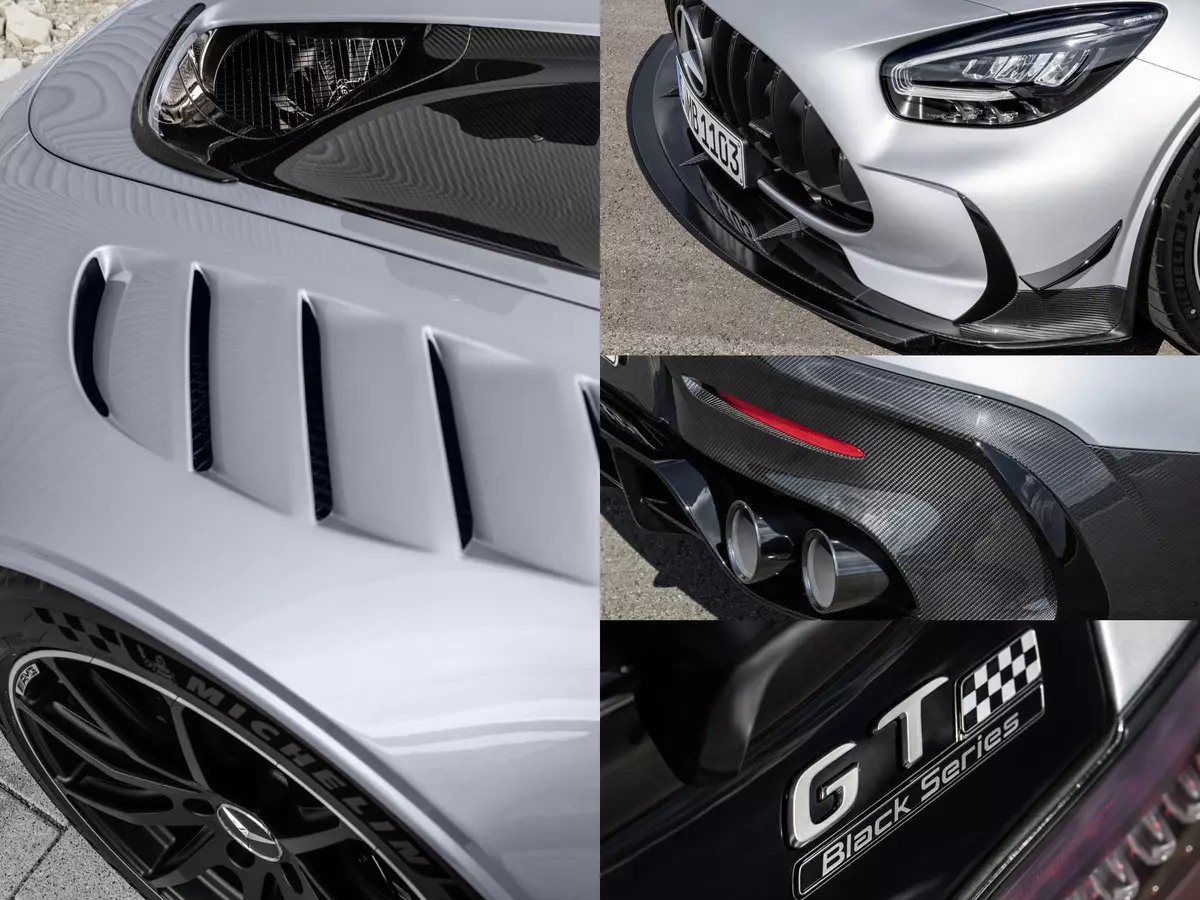 Motor le Aerodynamics Alocated Mercedes-AMG GT e ntšo 2955_1