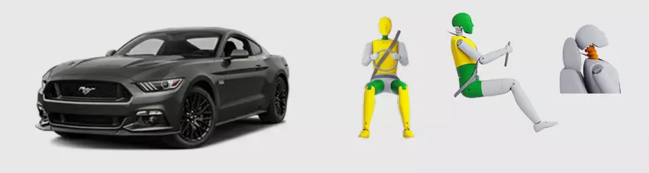 Volvo S90 y Ford Mustang golpeó diferentes polos EURO NCAP 29865_1