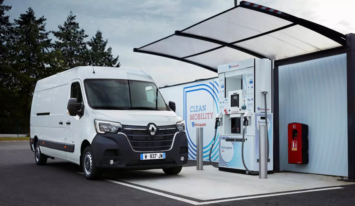 Wenna Renault Kangoo da Jagora sun sami sigogin hydrogen