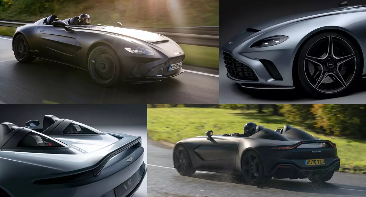 Předprodukce Aston Martin V12 Speedster připravený pro testy