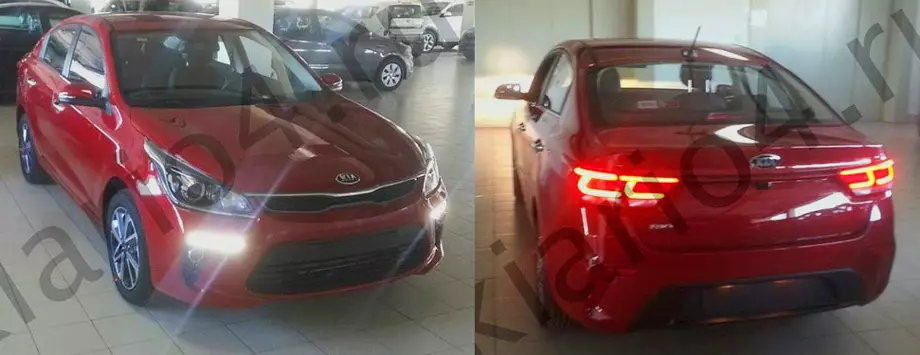 The new Kia Rio sedan for Russia shared secrets 32690_2