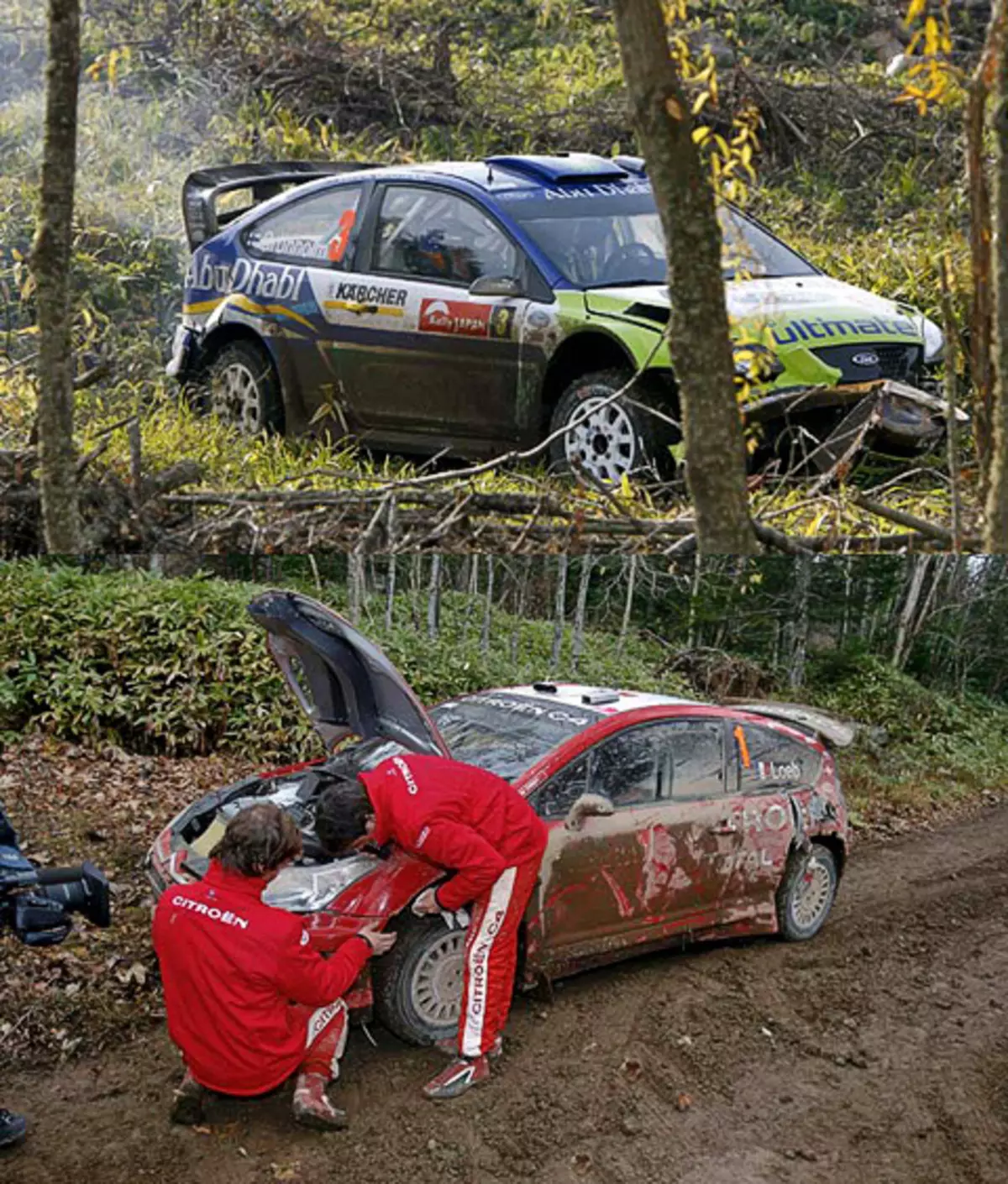 Rally championship leaders stayed without Japanese glasses 33653_1