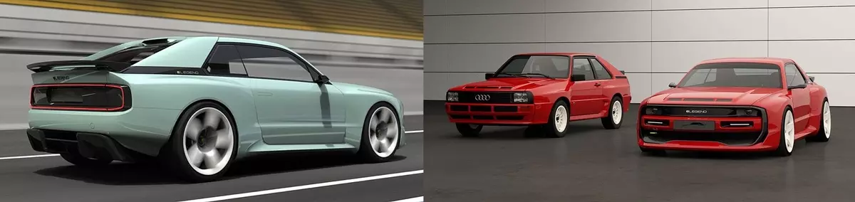 Audi Quattro va returna focalizarea electrică E-Legend EL1 354_1