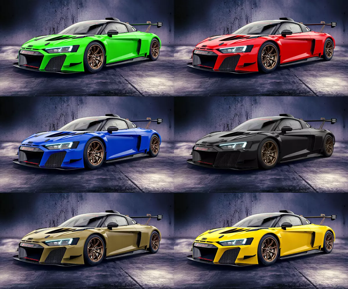 Sixer Audi R8 LMS GT2 Color Edition será única 3622_1