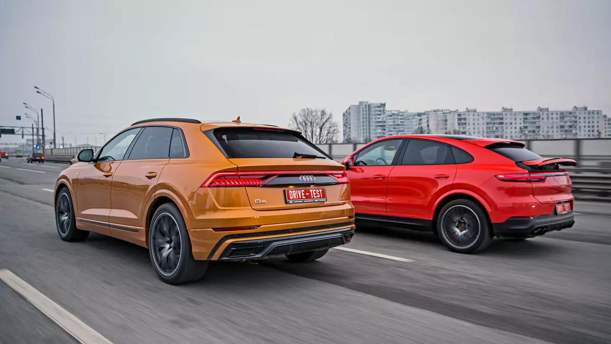 Sestavte Audi Q8 a Porsche Cayenne kupé by boky z BMW X6